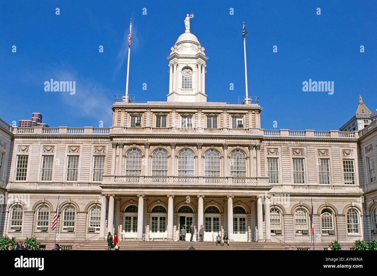 The exterior of the City Hall one of the finest Federal style buildings ...