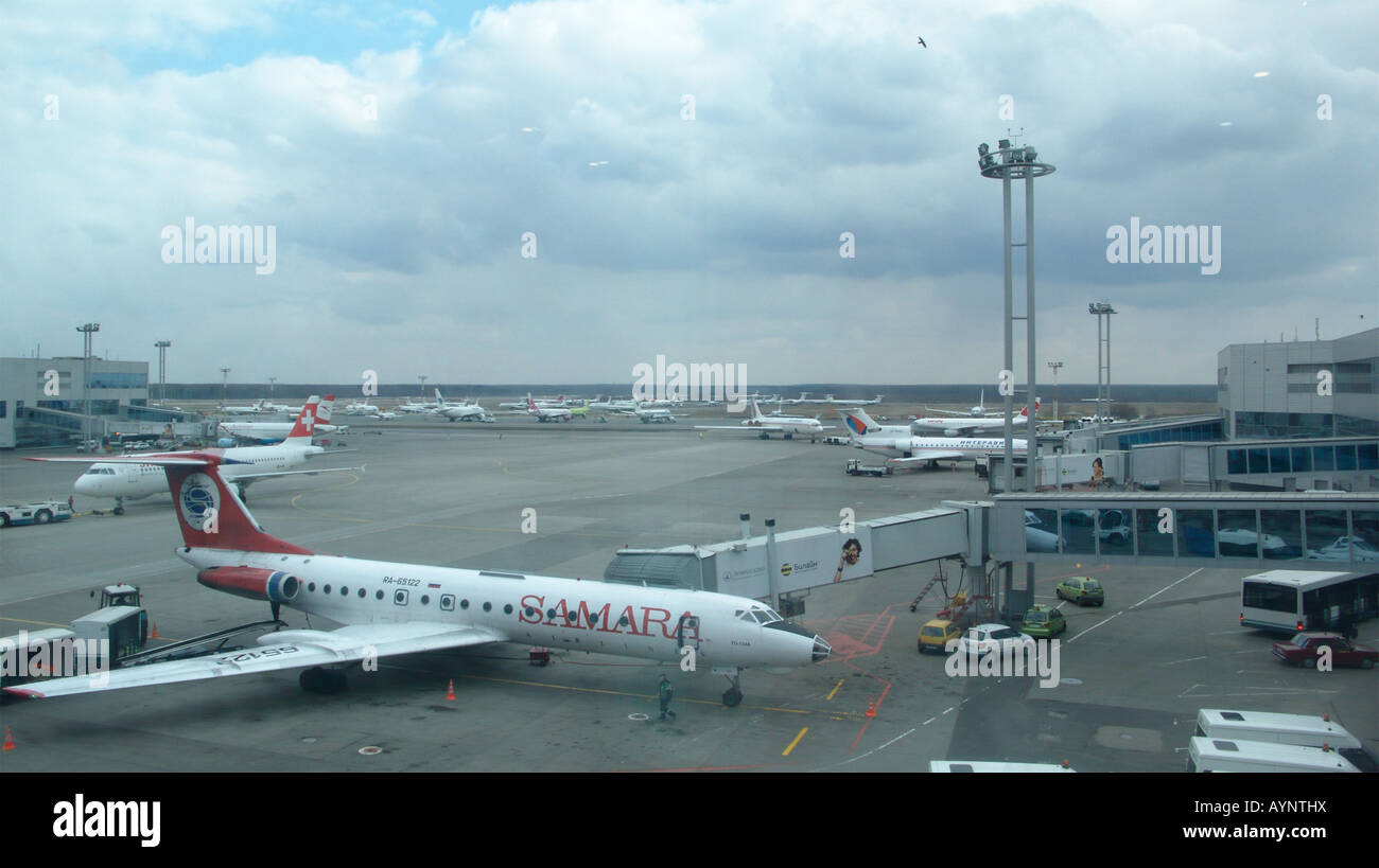 Moscow International Airport Stock Photo - Alamy