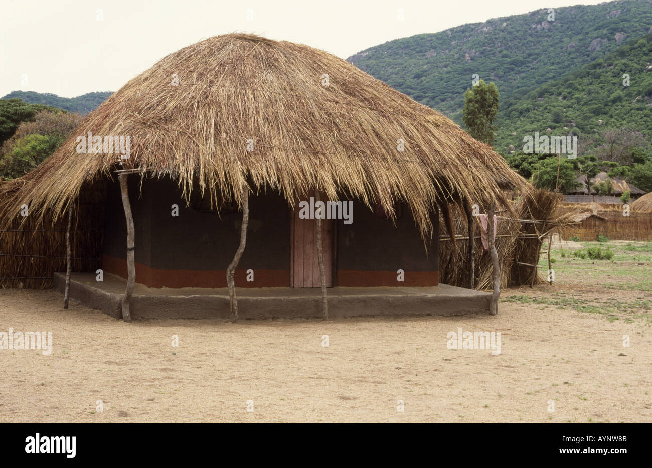 Typical native architecture thatched roof hi-res stock photography and ...