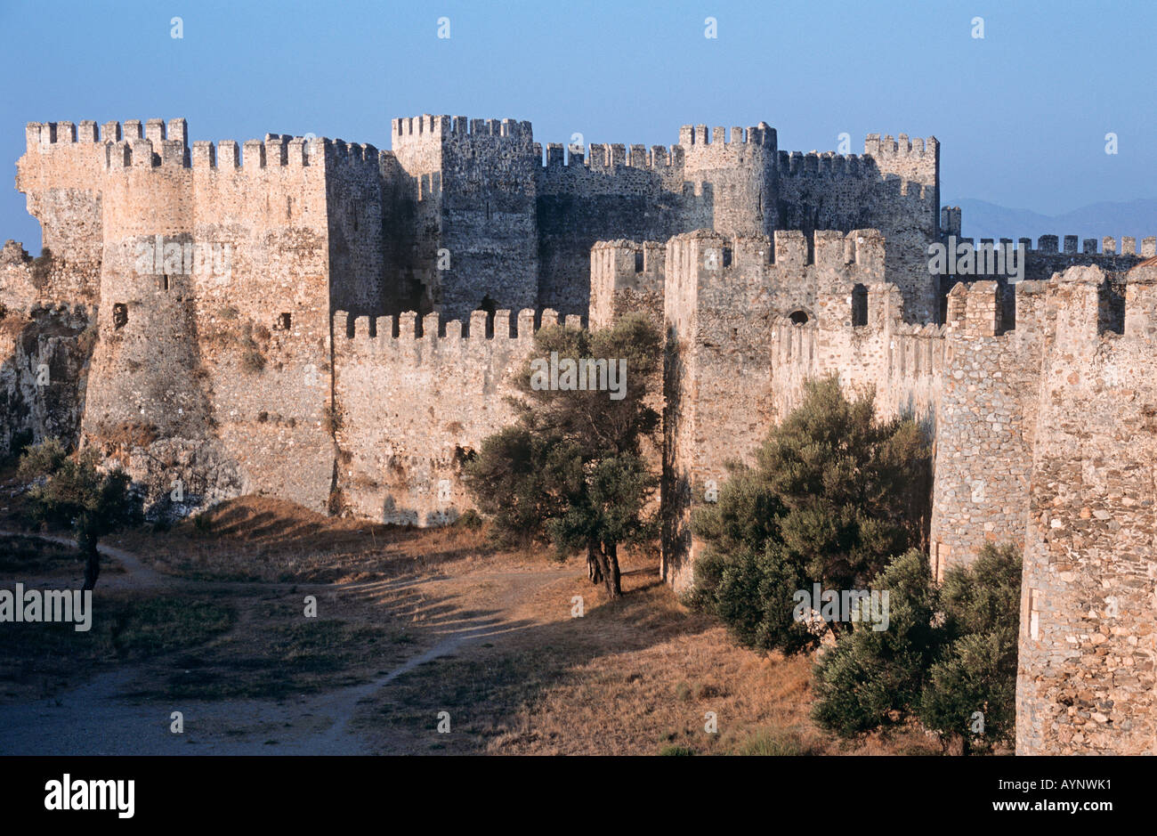 Crusader castle of Mamure Kalesi in Anamur Stock Photo - Alamy