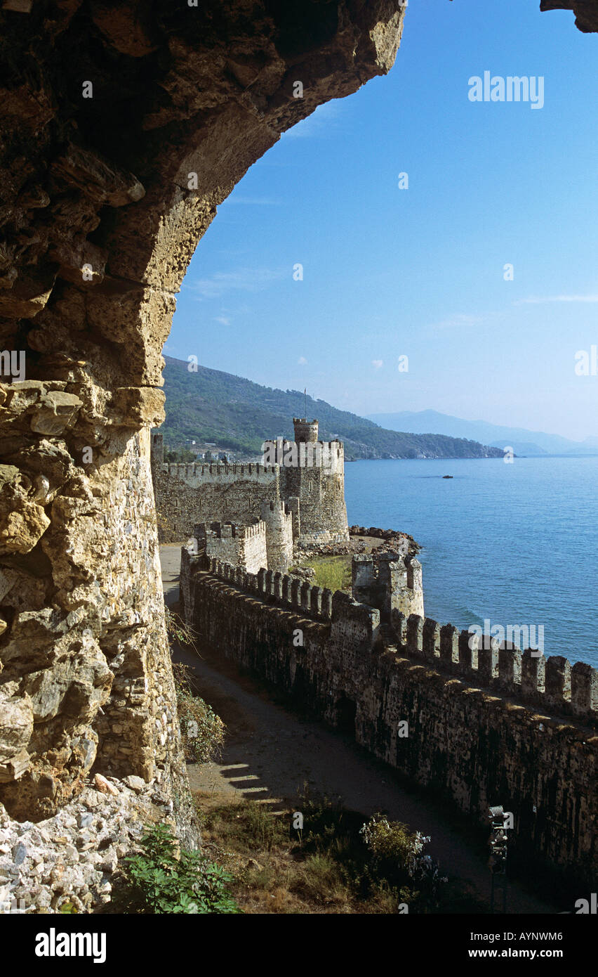 Crusader castle of Mamure Kalesi in Anamur Stock Photo - Alamy