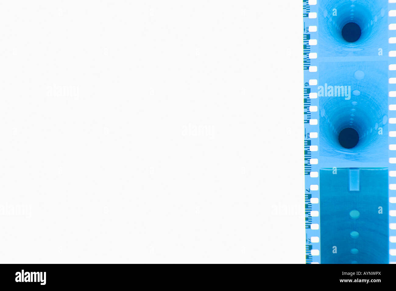 Blue negative stripe Stock Photo - Alamy