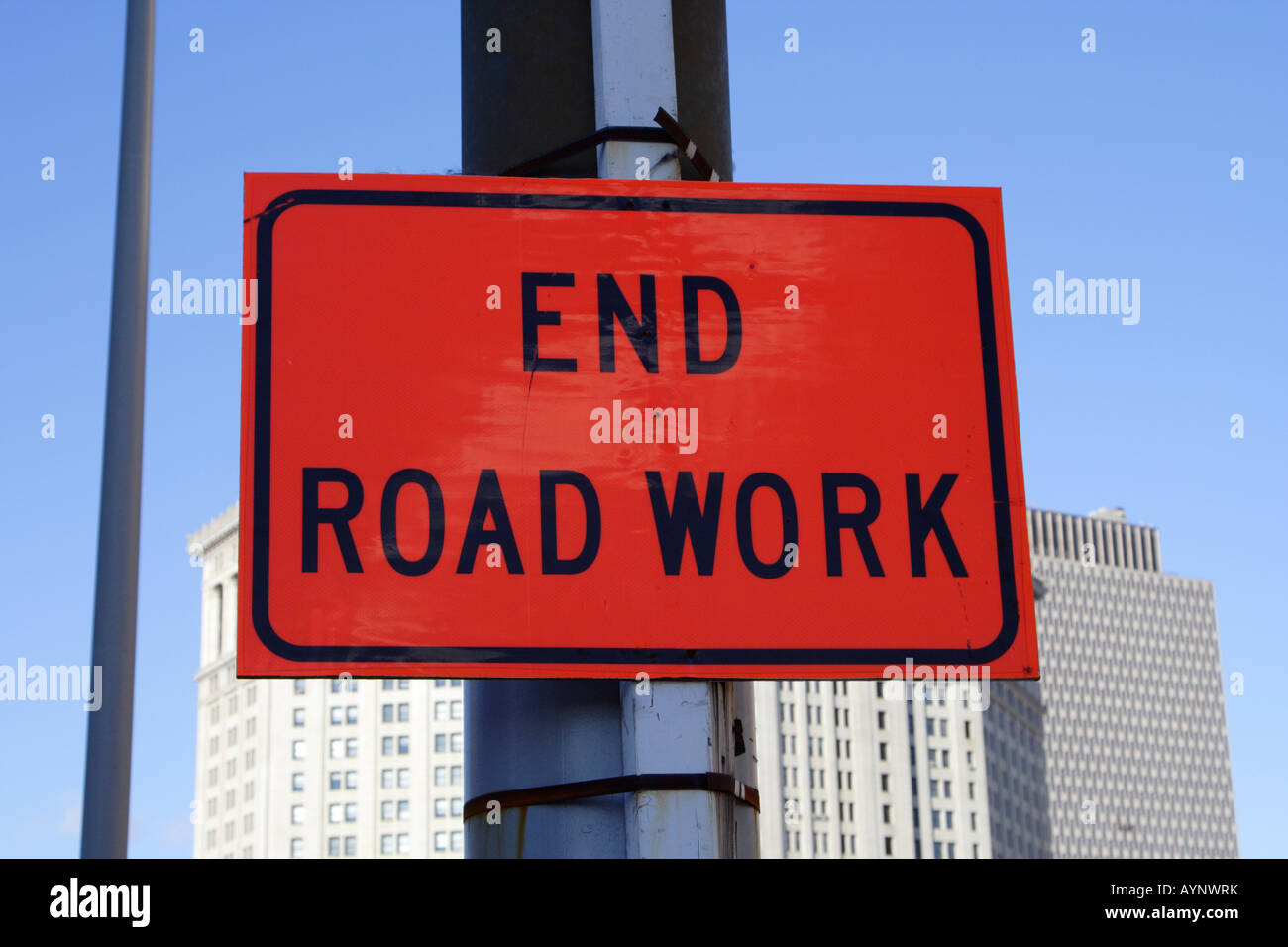 Road work sign hi-res stock photography and images - Alamy