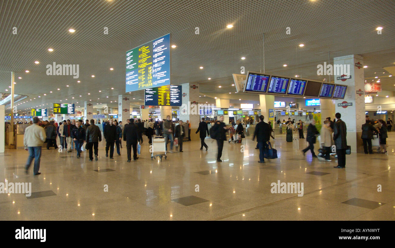 Moscow International Airport Stock Photo - Alamy