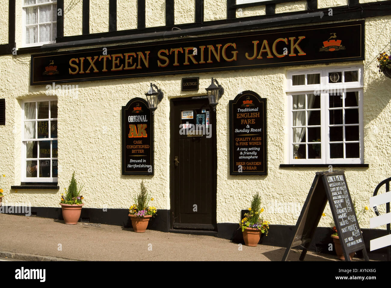 The Sixteen String Jack public house, Theydon Bois, Essex, UK Stock ...