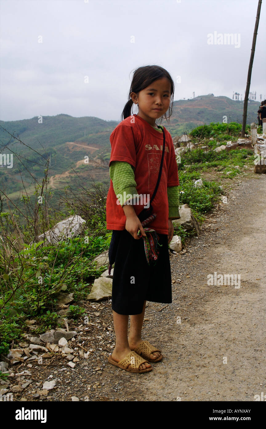 Black Hmong Child Stock Photo - Alamy