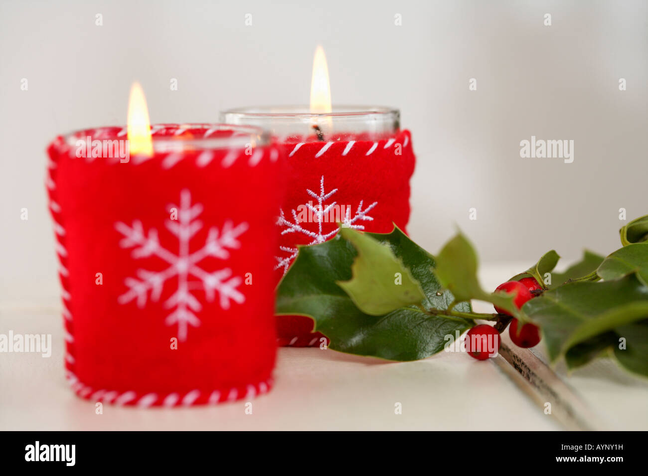 Holly twig hi-res stock photography and images - Alamy