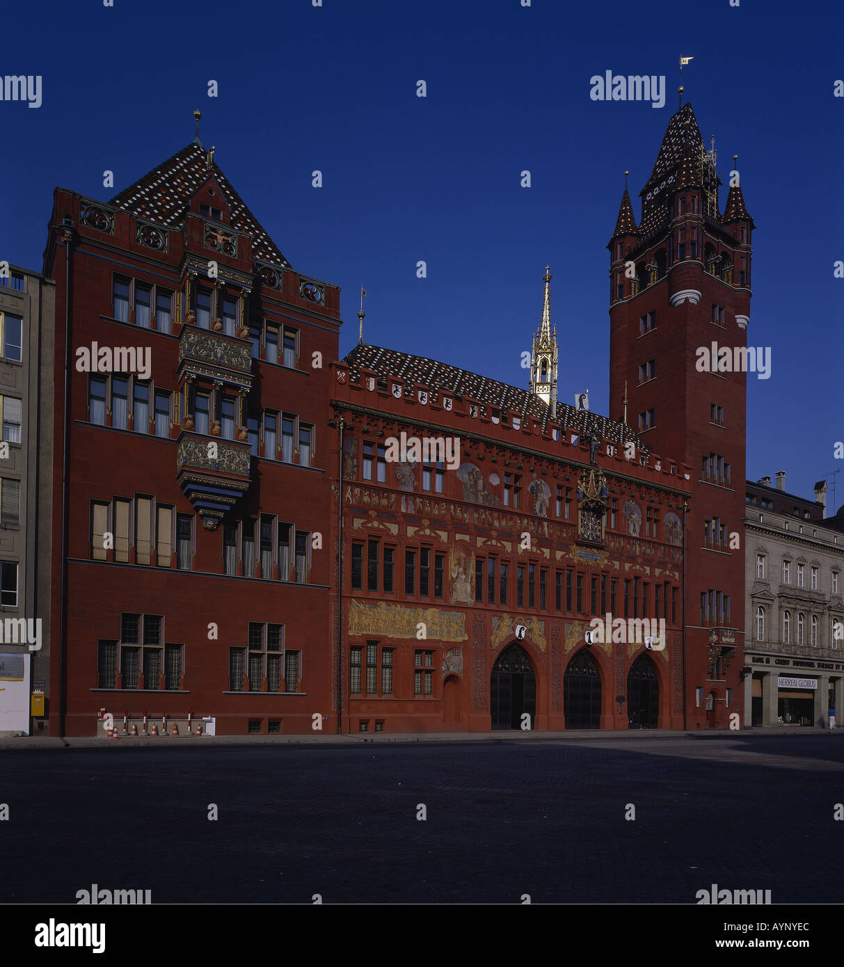 Rathaus Basel Schweiz Stock Photo - Alamy