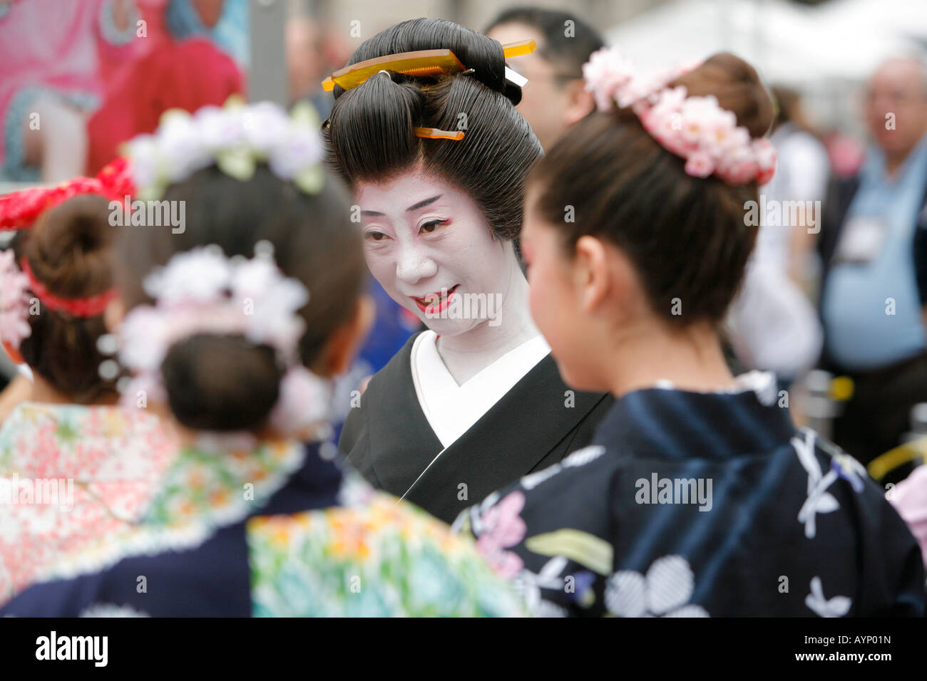 Geisha, Cherry Blossoms Festival, Washington DC, USA Stock Photo - Alamy
