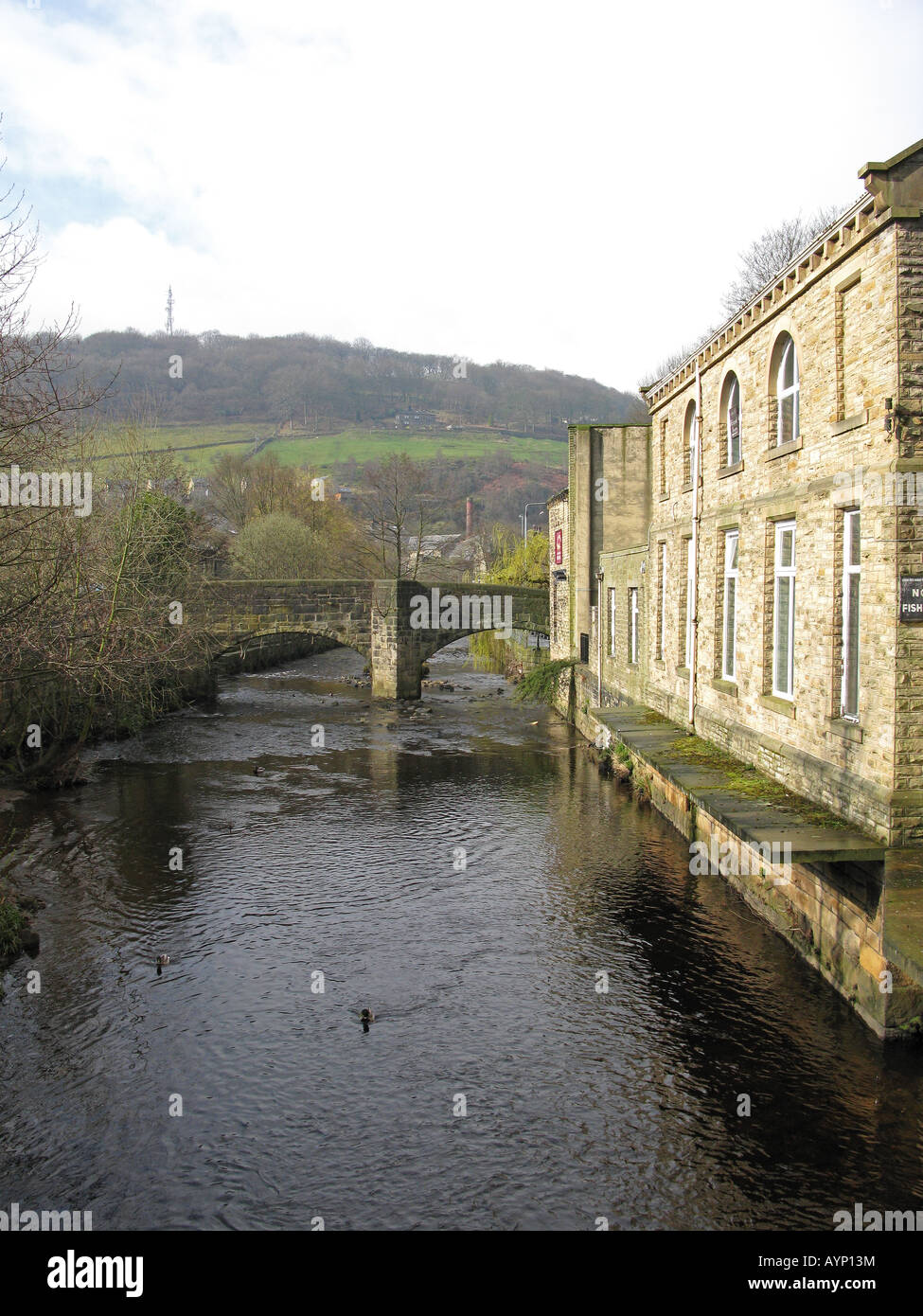 UNITED KINGDOM. Hebden Bridge in Yorkshire Stock Photo - Alamy