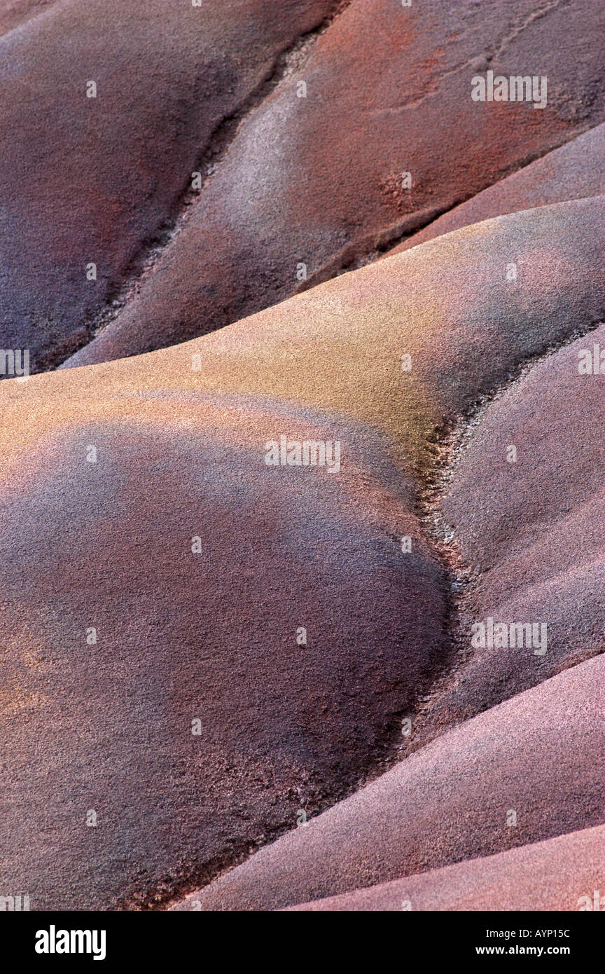 coloured earths of Chamarel Stock Photo - Alamy
