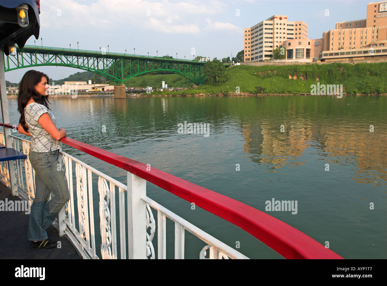 On the Tennessee River in Knoxville Tennessee USA Stock Photo - Alamy
