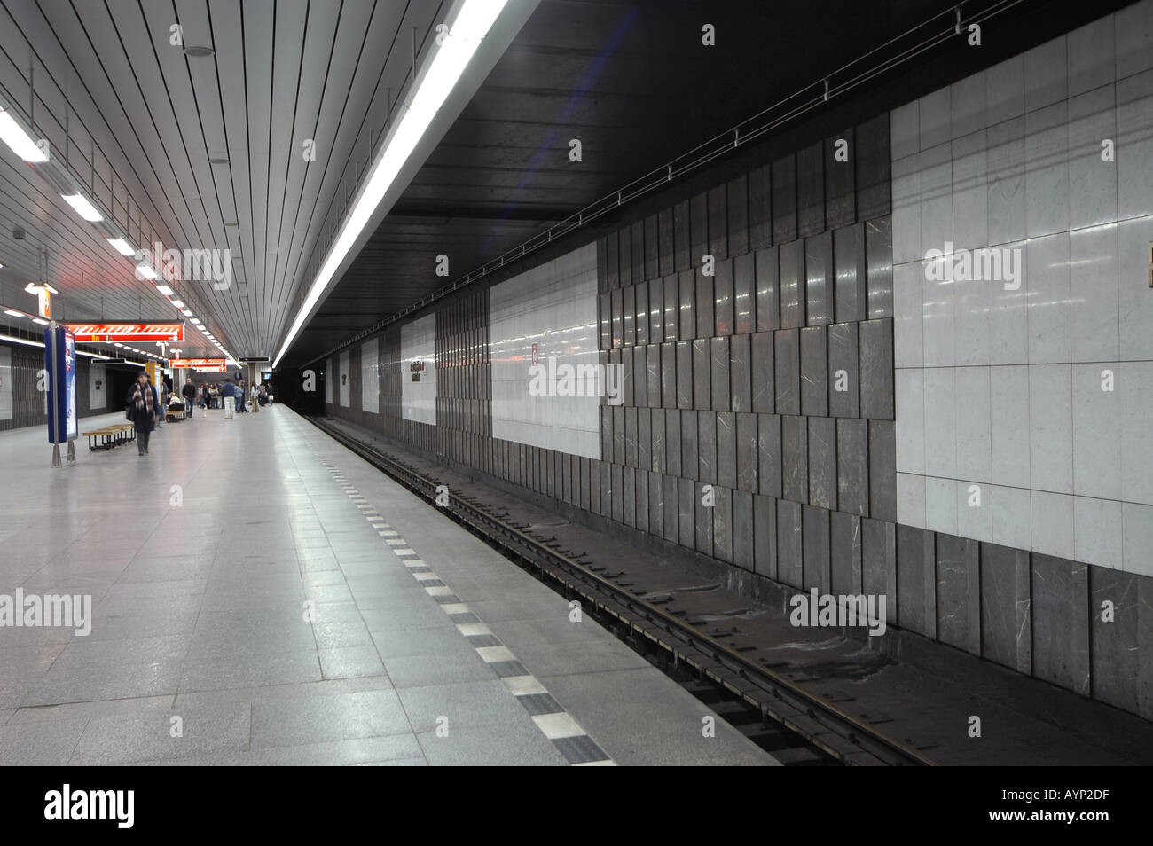 Prague metro in 2005 Stock Photo - Alamy