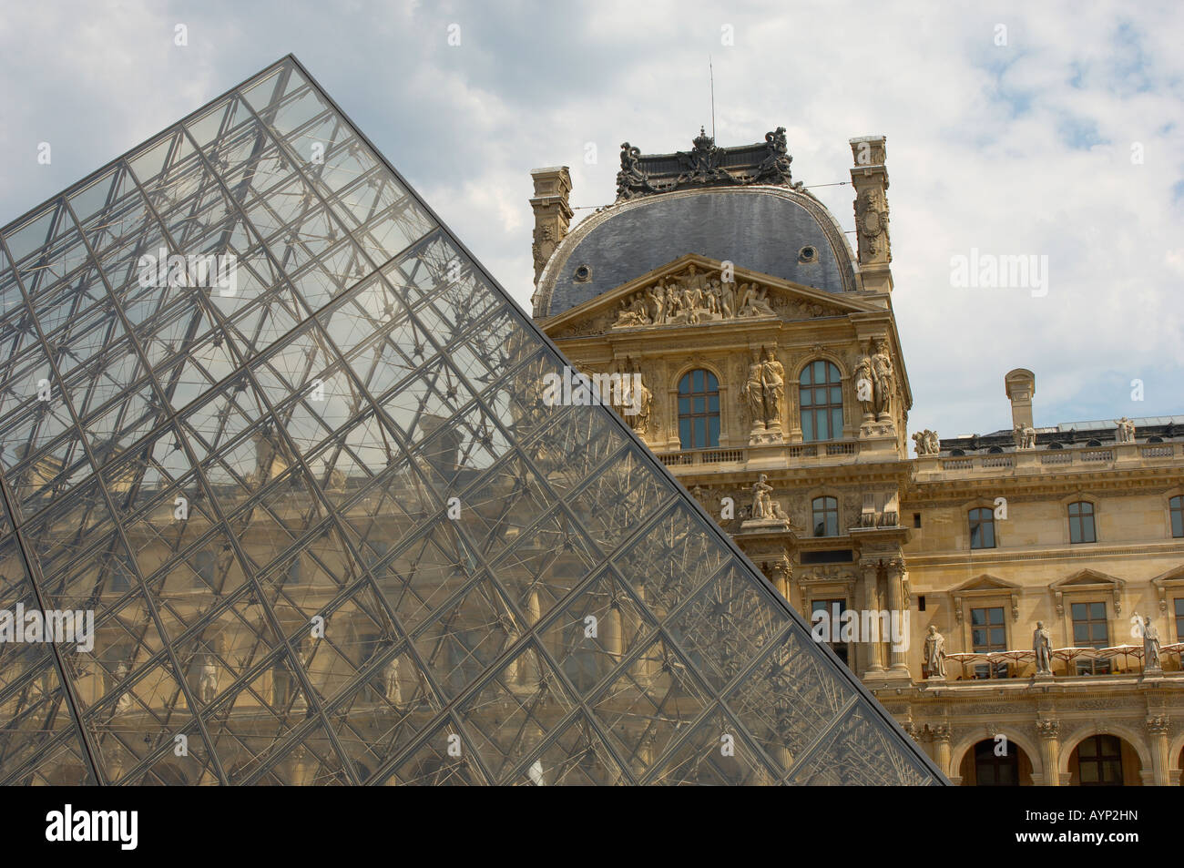The Entrance The Louvre - Paris France Stock Photo - Alamy