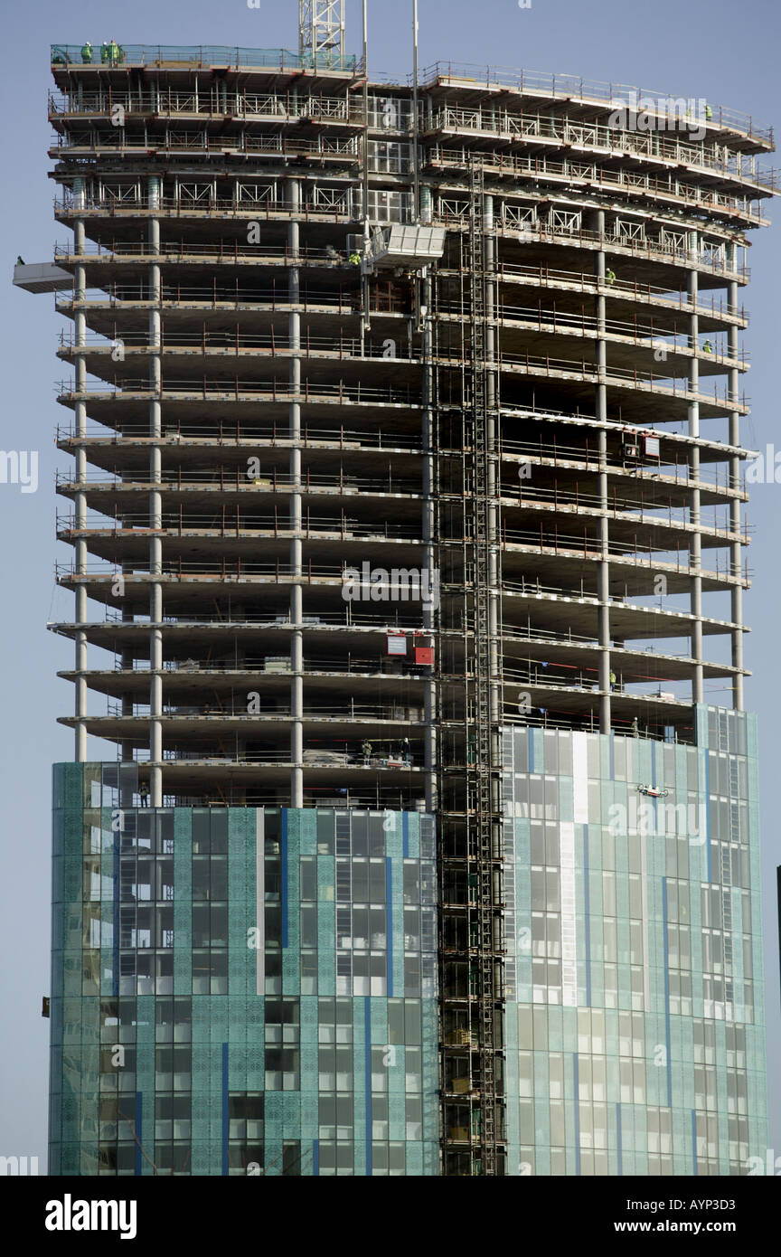 Beetham Tower at Holloway Circus a mixed use tower block being built in ...