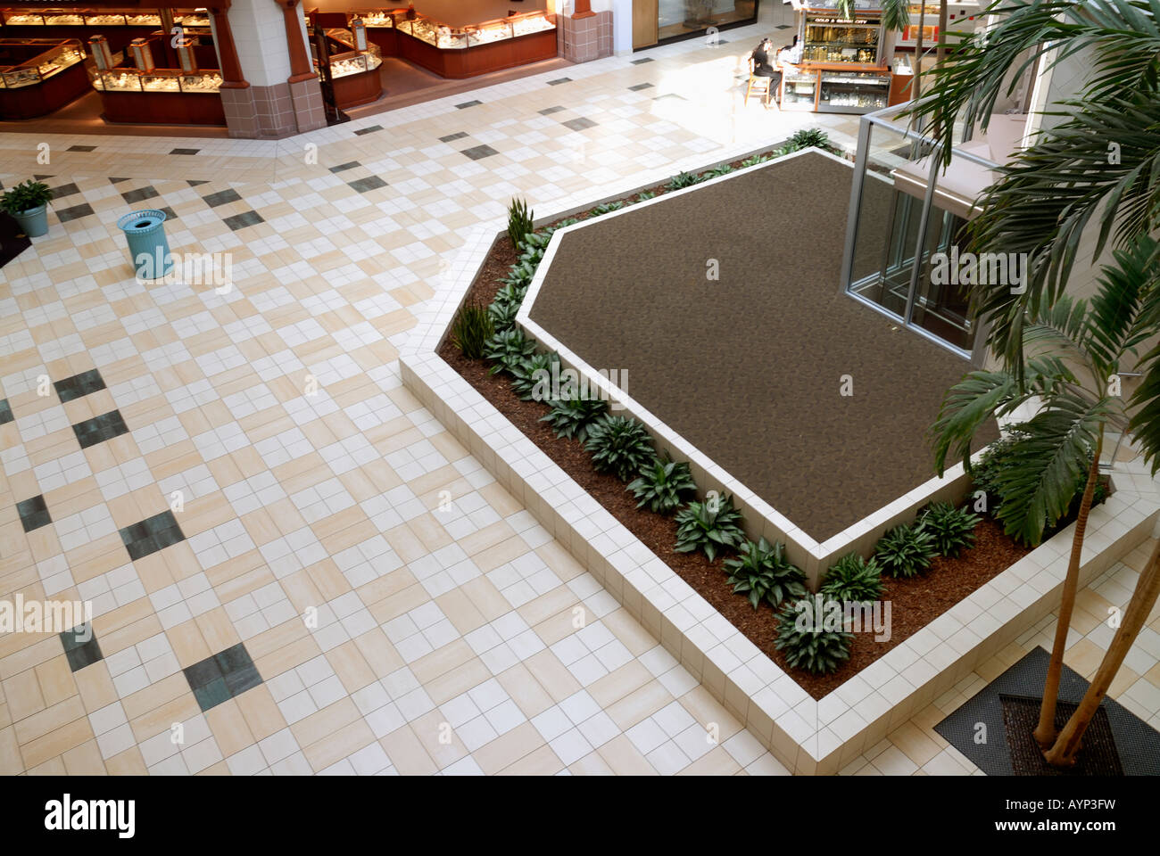 An empty stage at a shopping mall Stock Photo - Alamy