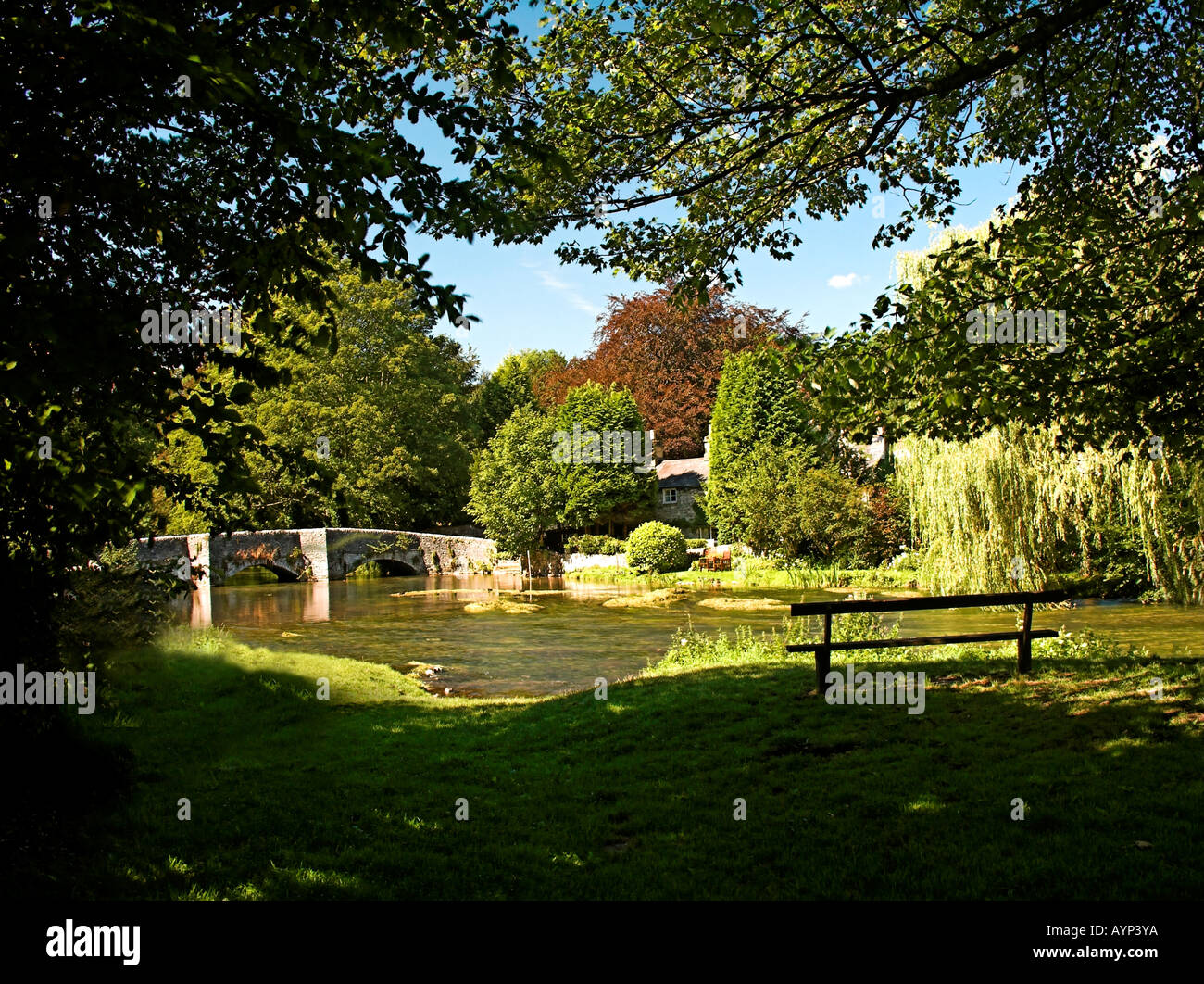 Ashton on the water Derbyshire color of Peaks summer time ray Boswell ...