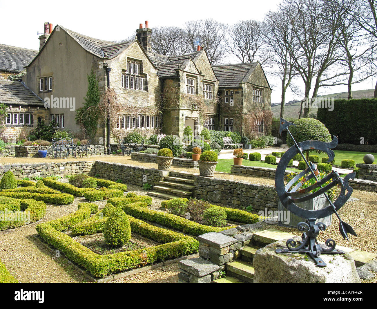 HALIFAX, UK. Holdsworth House Hotel near Halifax, Yorkshire Stock Photo ...