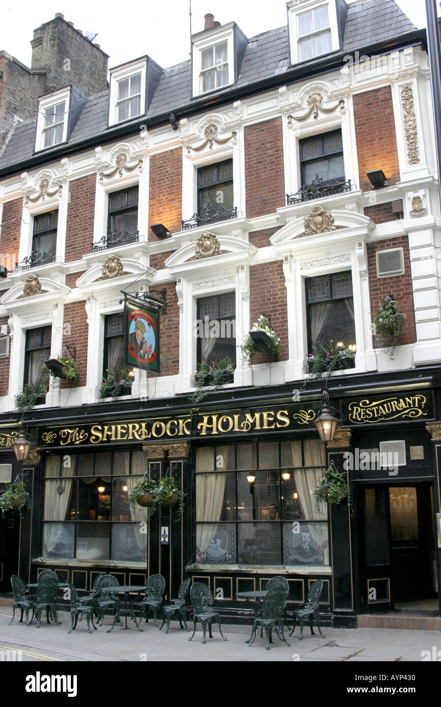 Sherlock holmes pub exterior london hi-res stock photography and images ...