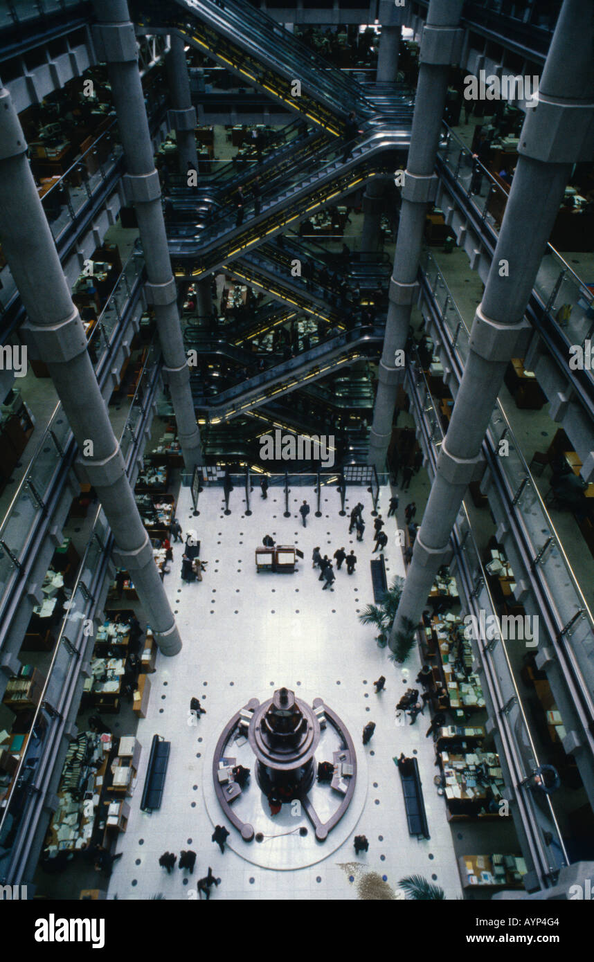 Lloyds building london interior hi-res stock photography and images - Alamy