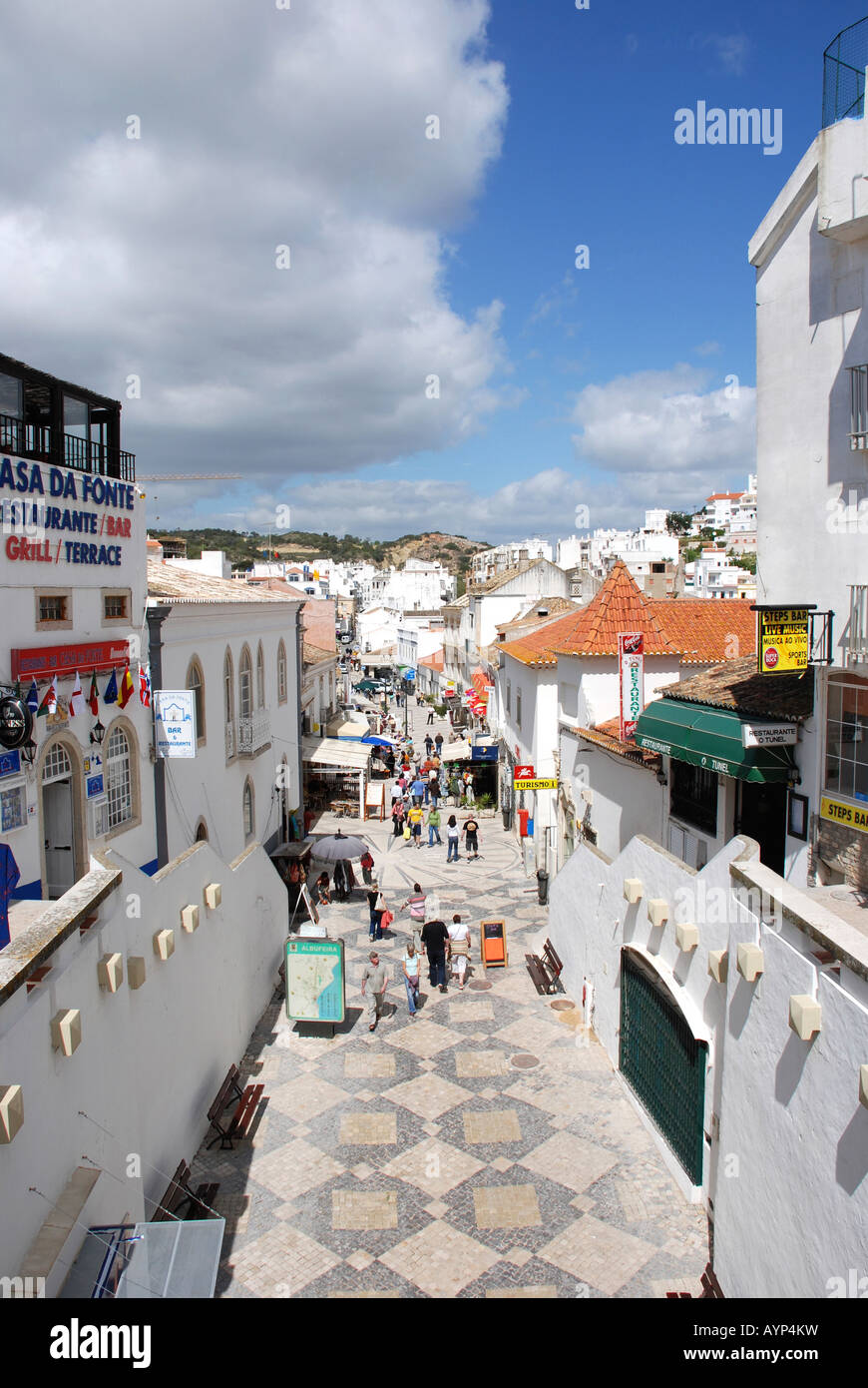 Portugal, Albufeira old town Stock Photo - Alamy