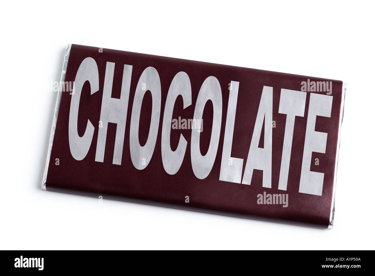 Chocolate Bar in Wrapper Stock Photo - Alamy
