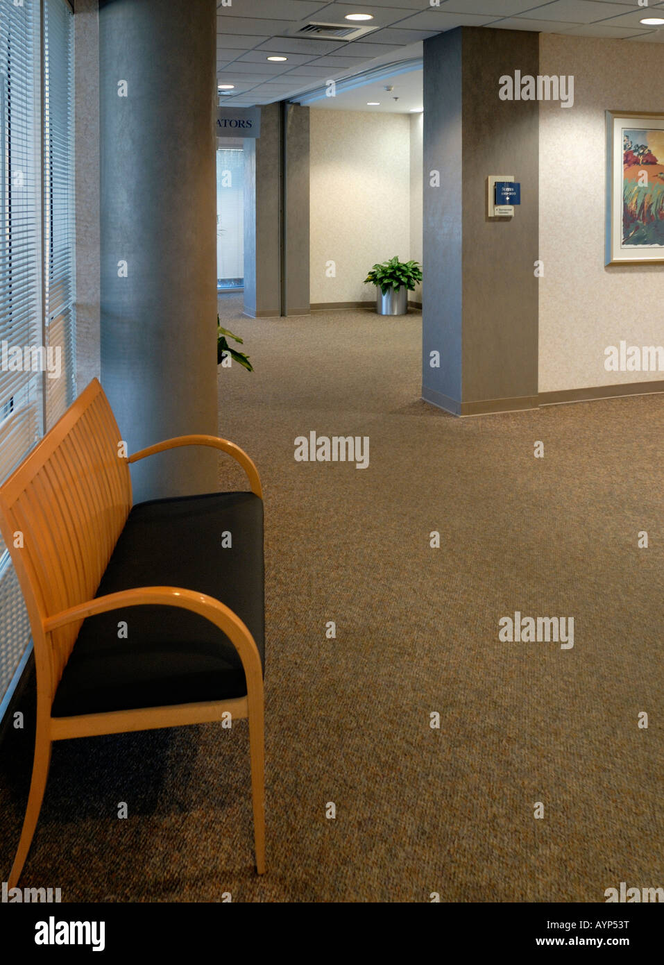 Sitting area in a Business Lobby Stock Photo - Alamy