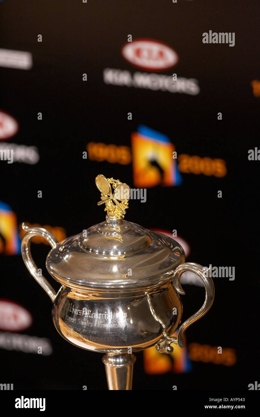 Australian open trophy hi-res stock photography and images - Alamy
