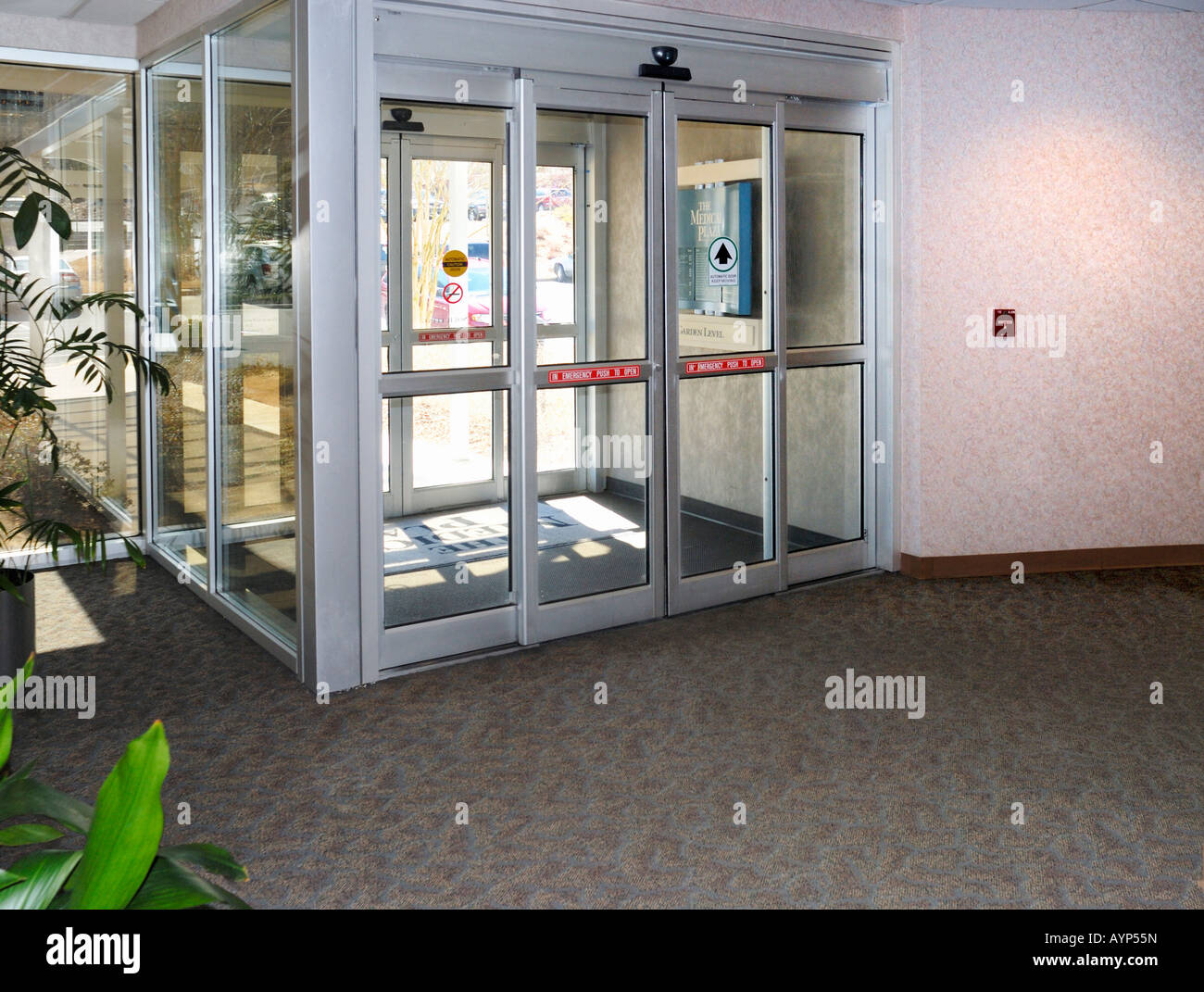 Medical Plaza Entry Stock Photo - Alamy
