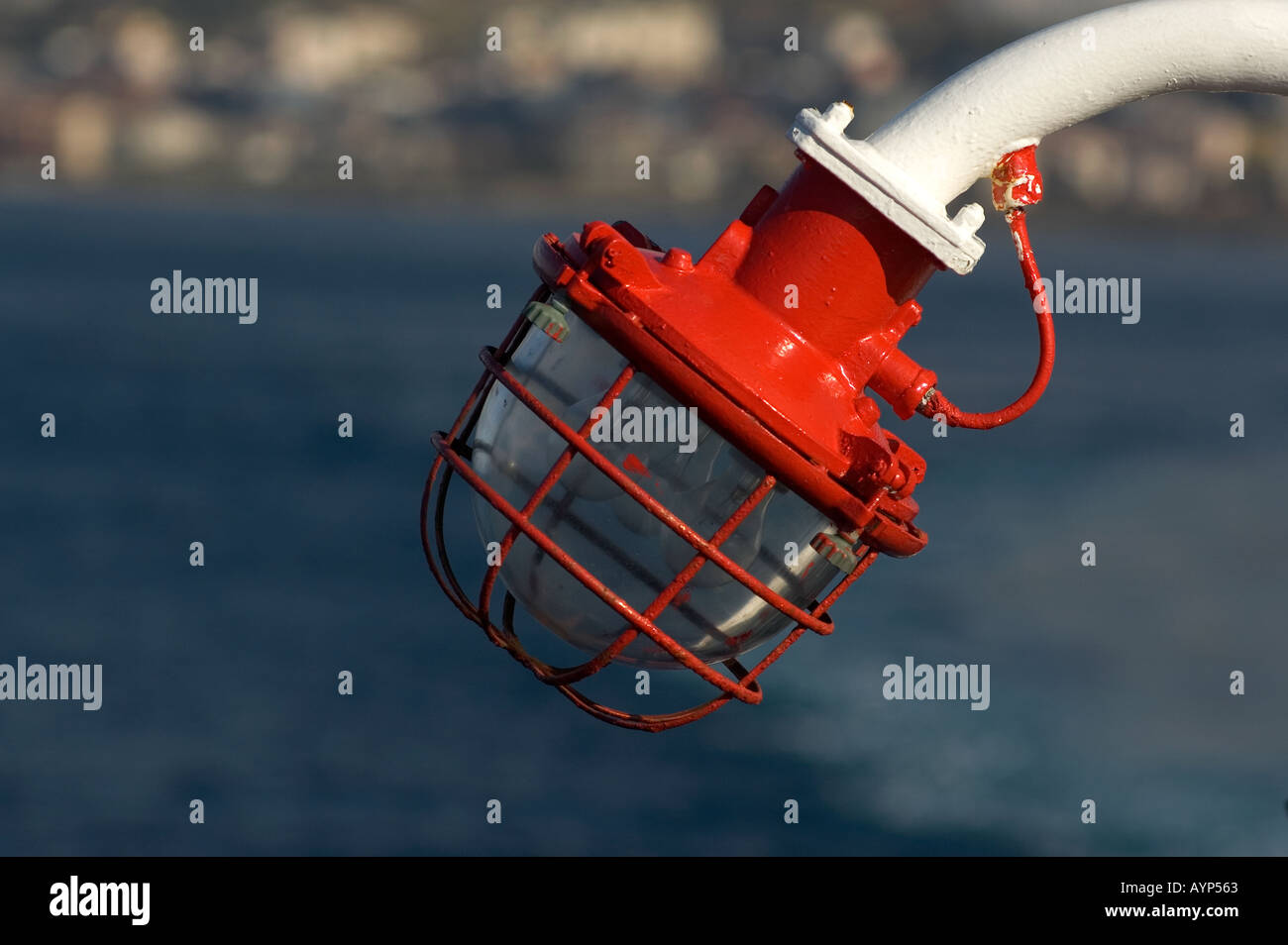 navigation light of a ship Stock Photo - Alamy