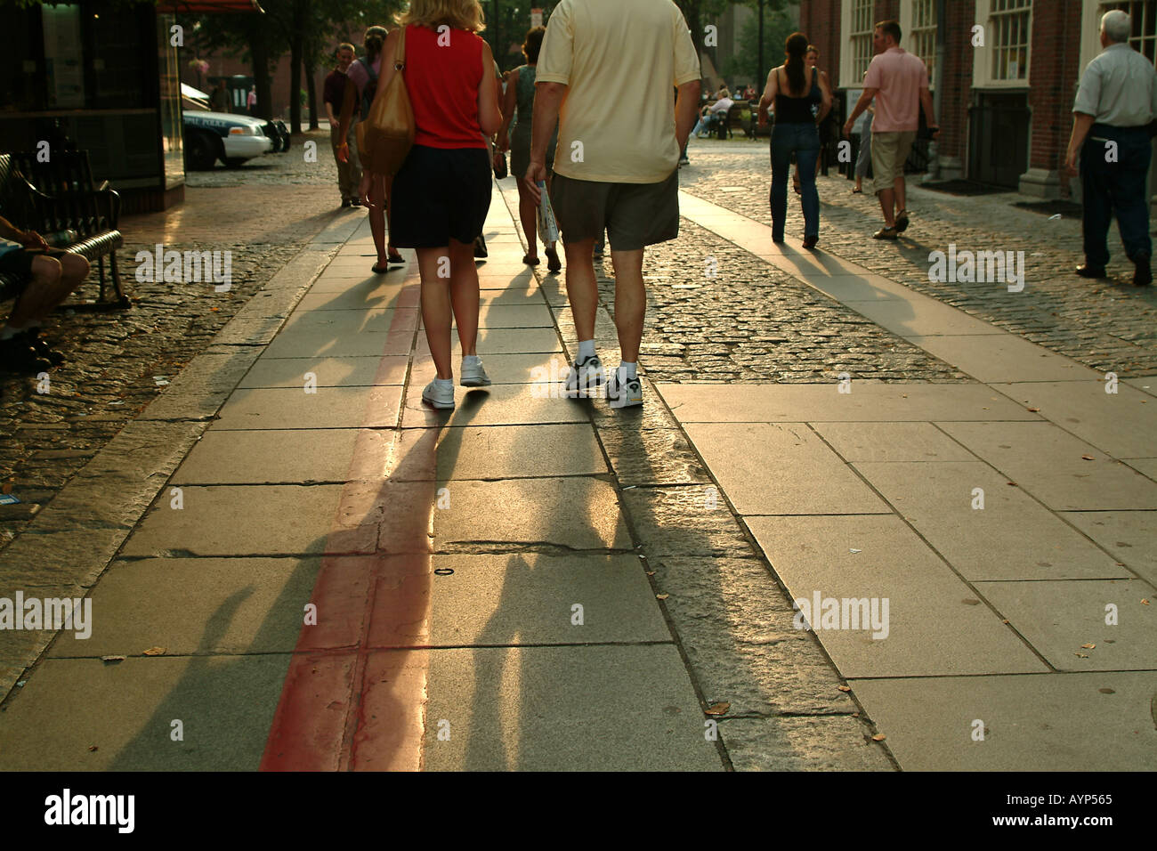 Boston freedom trail woman hi-res stock photography and images - Alamy