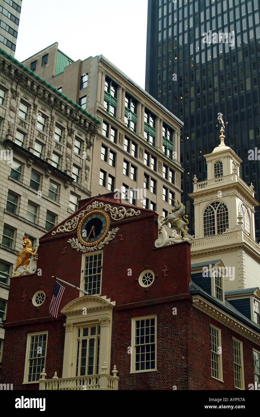 The Old State house Boston Massachusetts USA Stock Photo - Alamy