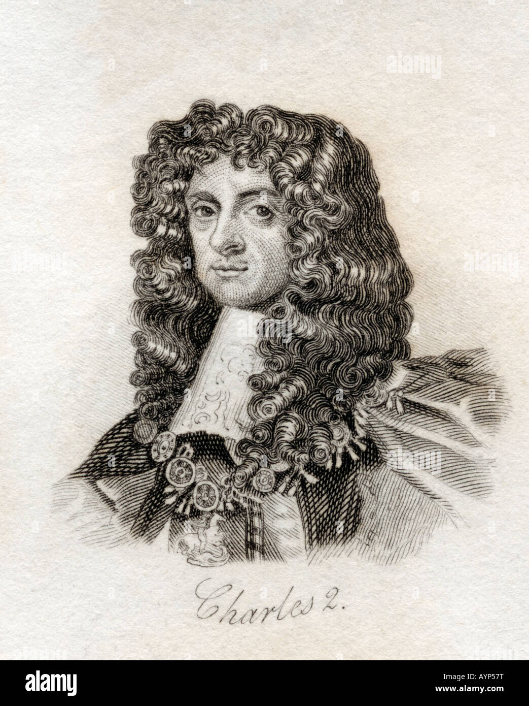 Charles ii king of great britain and ireland hi-res stock photography ...