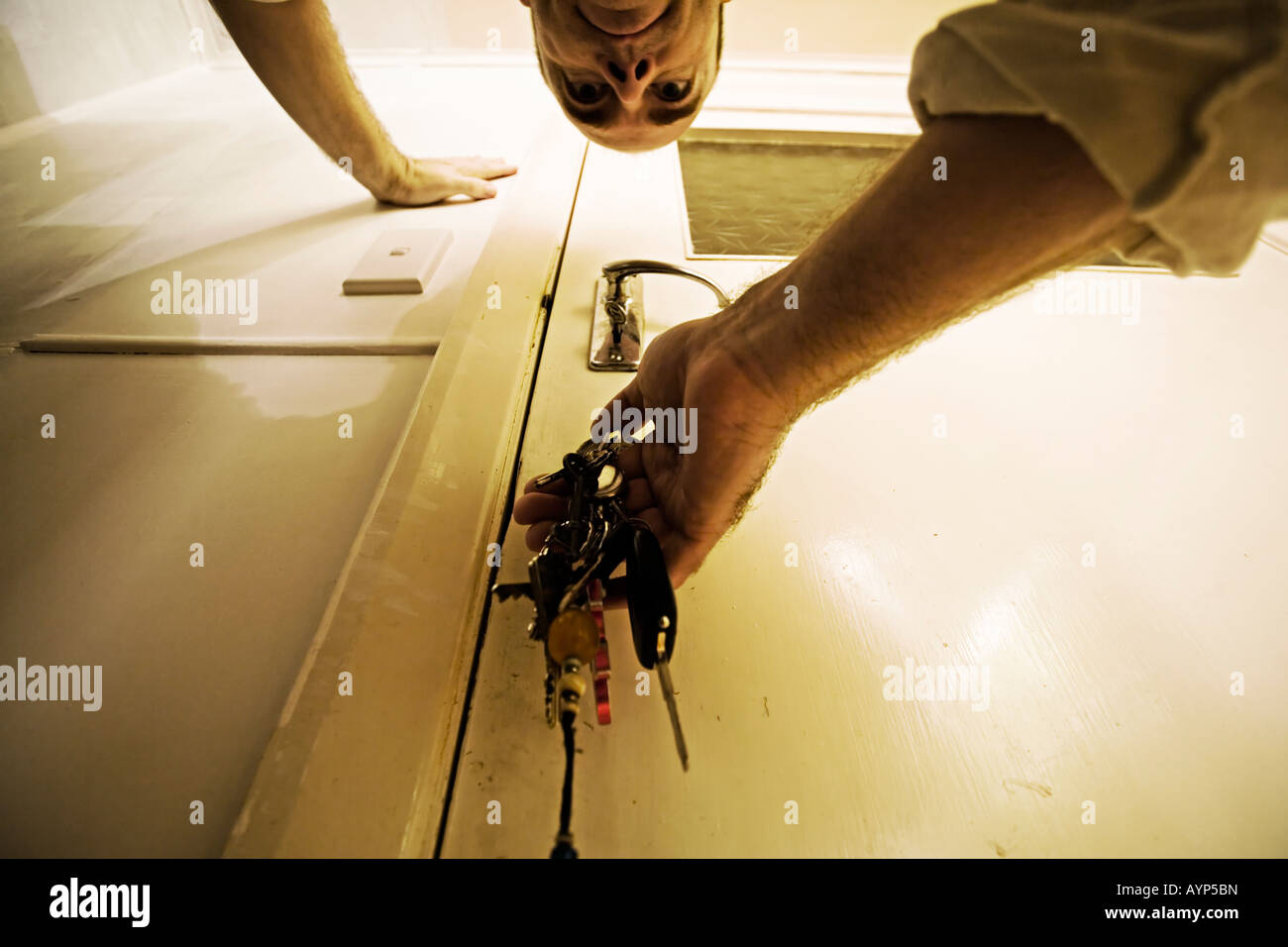 Look for keys at door hi-res stock photography and images - Alamy