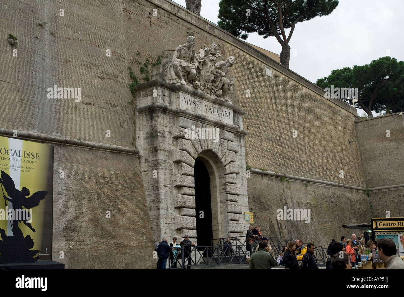 Entrance to the Vatican Museum in Rome Italy Stock Photo - Alamy