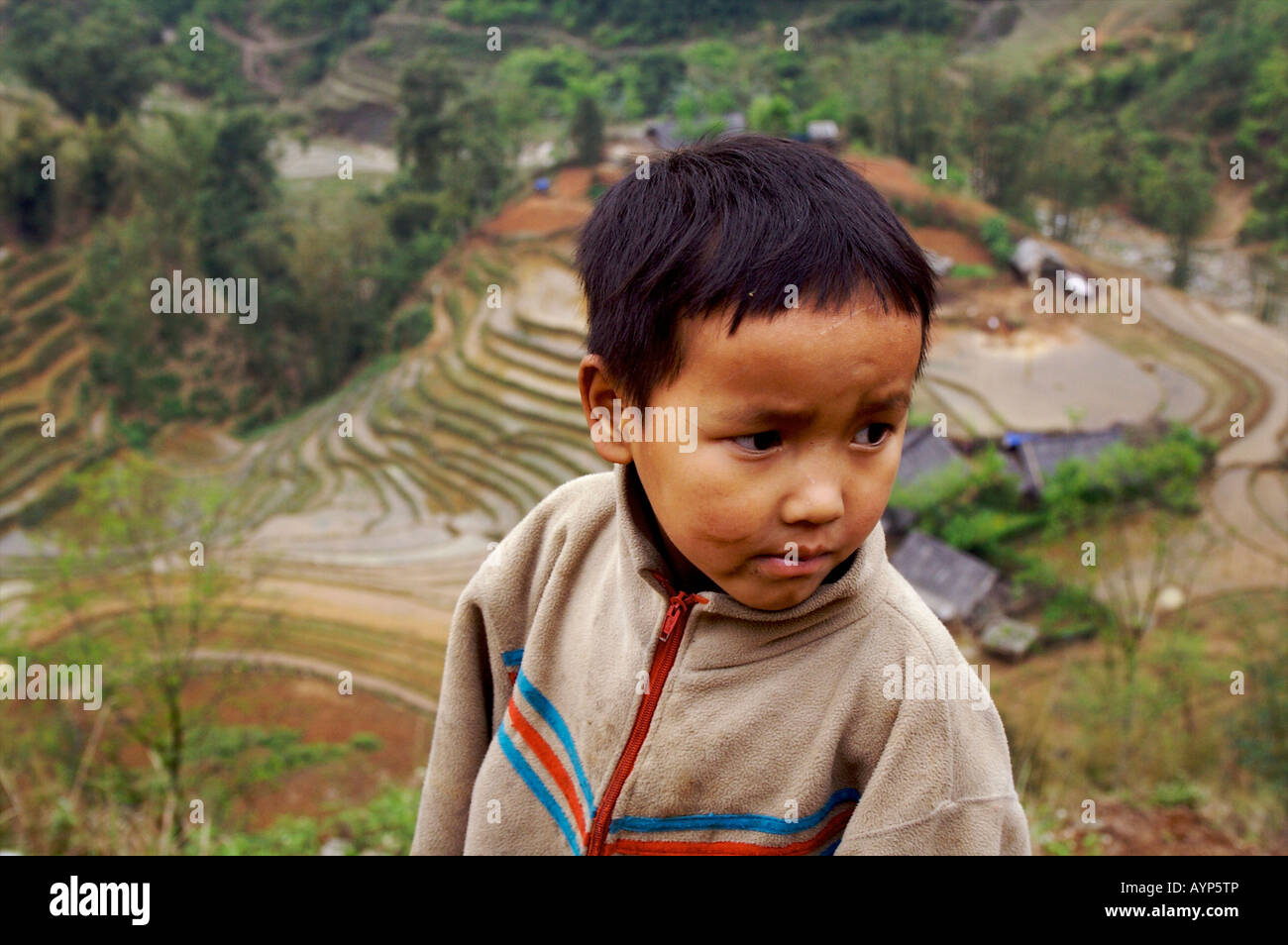 Black Hmong Child Stock Photo - Alamy