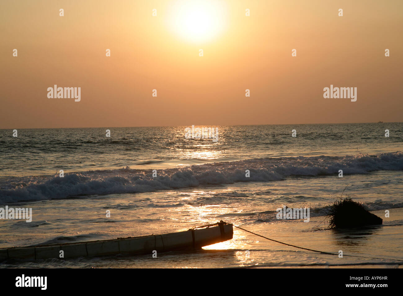 sunset at kovalam beach,kerala,india Stock Photo - Alamy