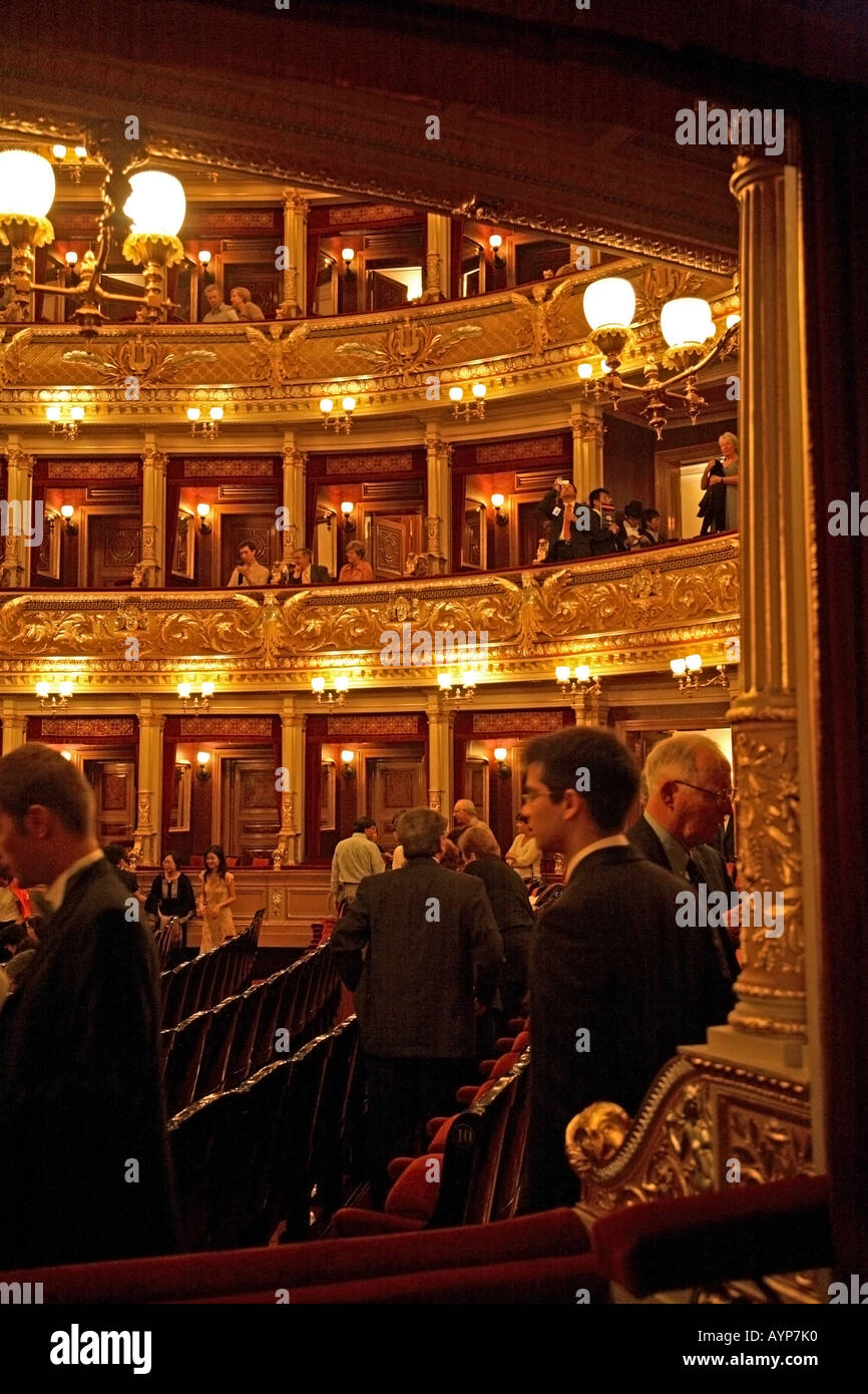 Prague national opera house interior hi-res stock photography and ...