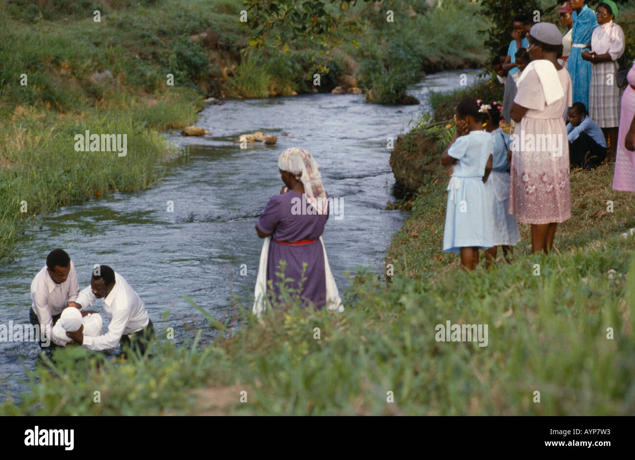 Immersion baptism jamaica hi-res stock photography and images - Alamy