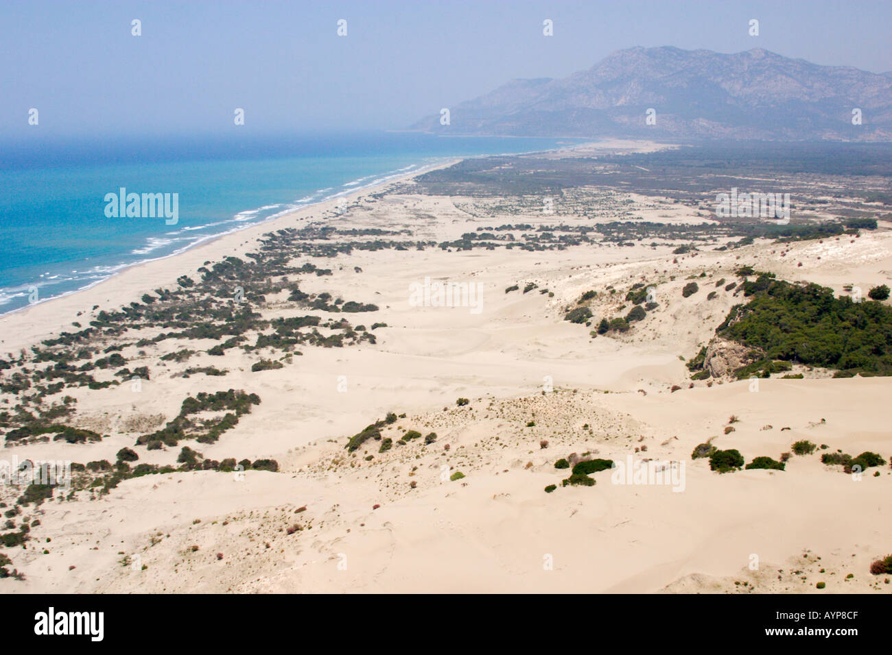 Aerial view of Patara Turkey Stock Photo - Alamy