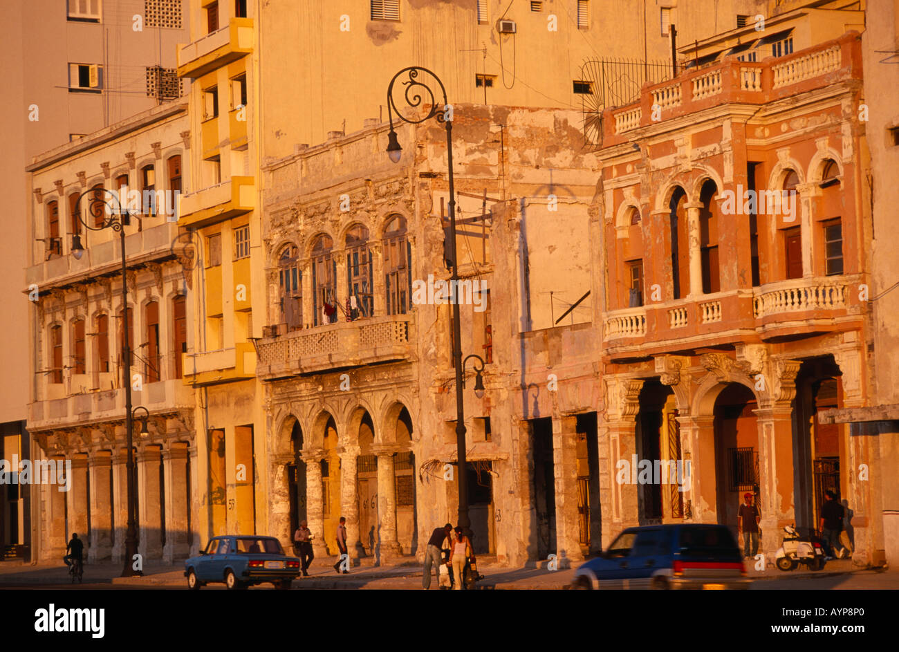 CUBA Caribbean Havana Capital city Spanish Colonial architecture of ...