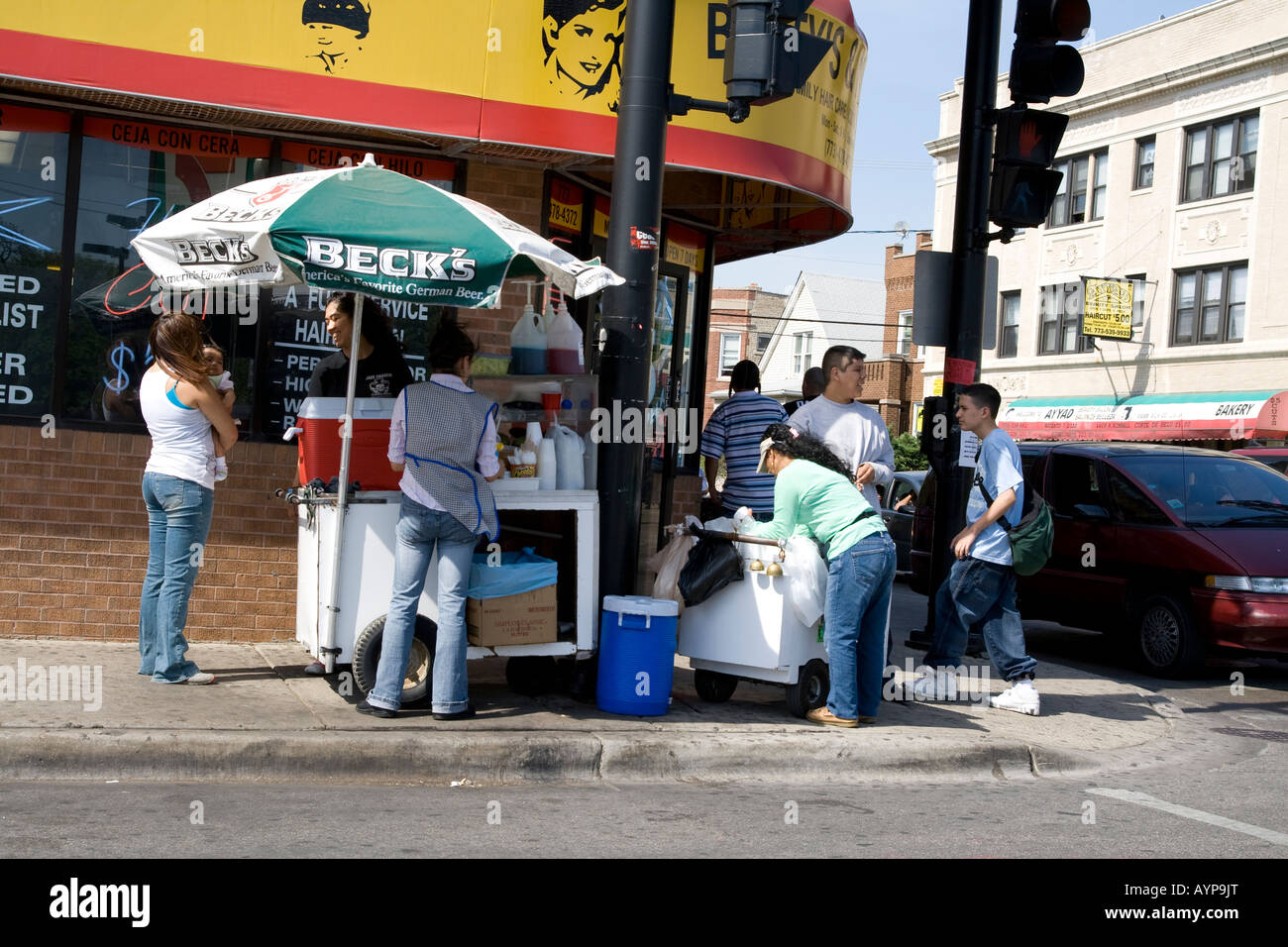 Hot dog stand chicago hi-res stock photography and images - Alamy