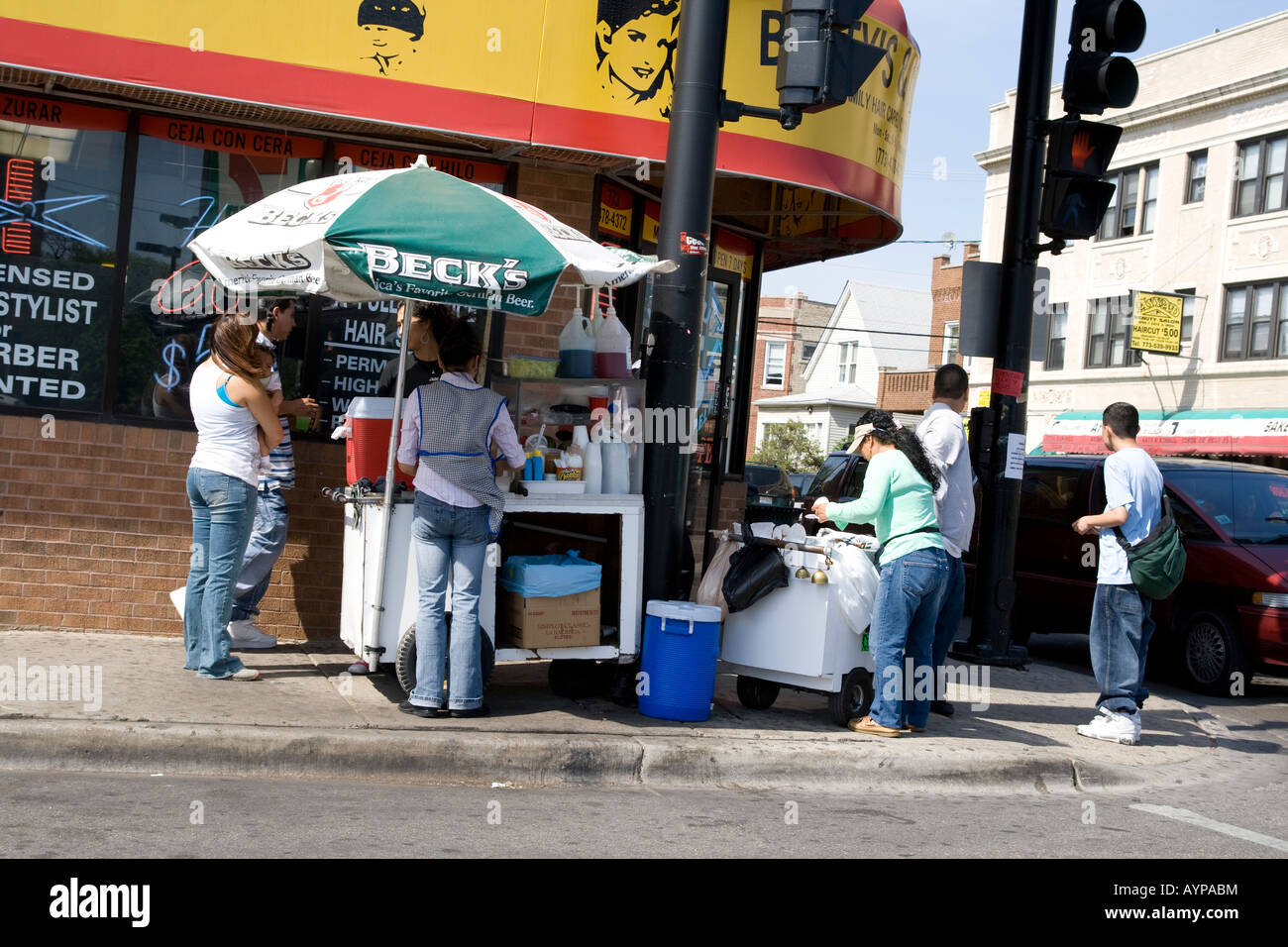 Hot dog stand chicago hi-res stock photography and images - Alamy