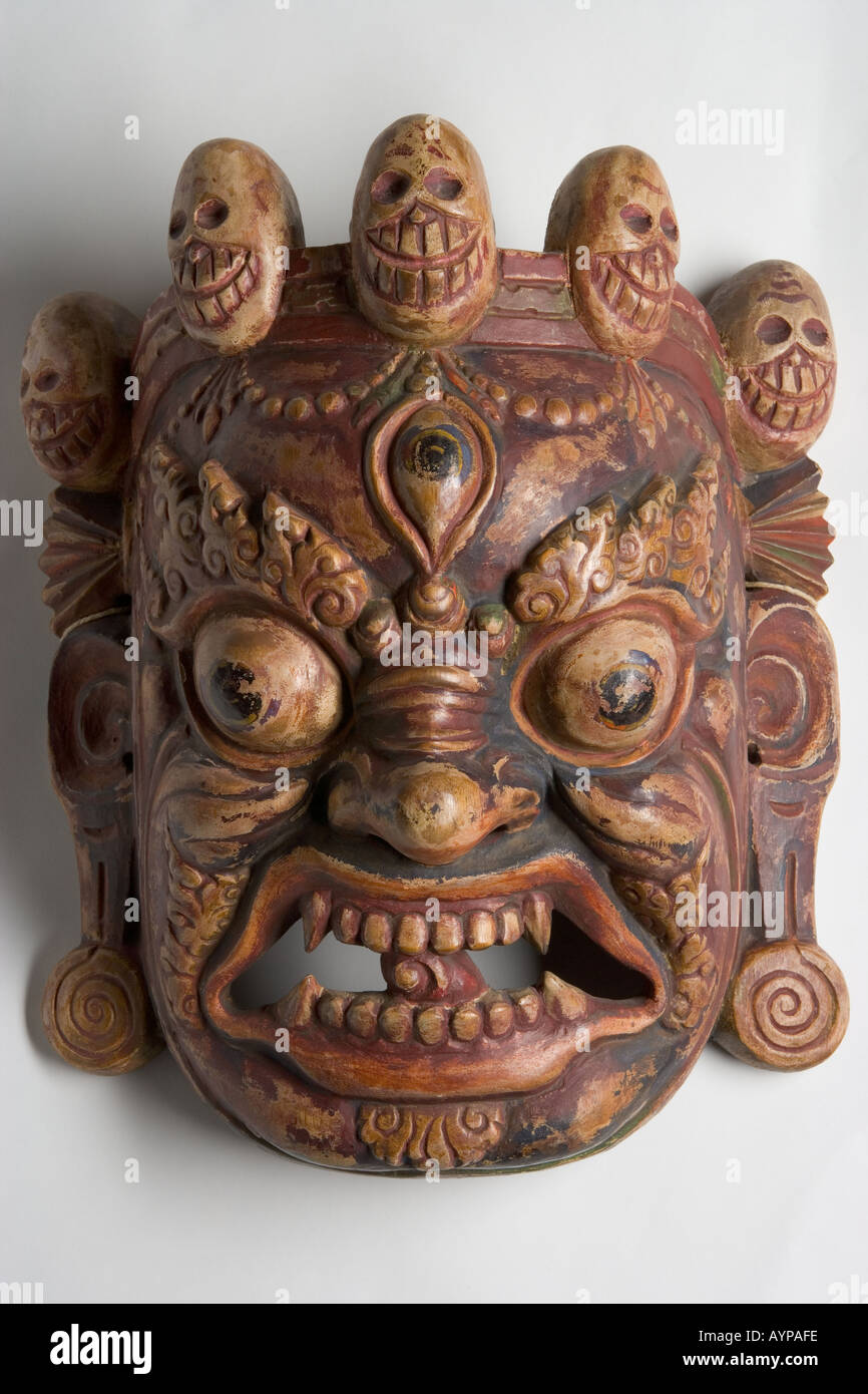 Scary ethnic carving hi-res stock photography and images - Alamy