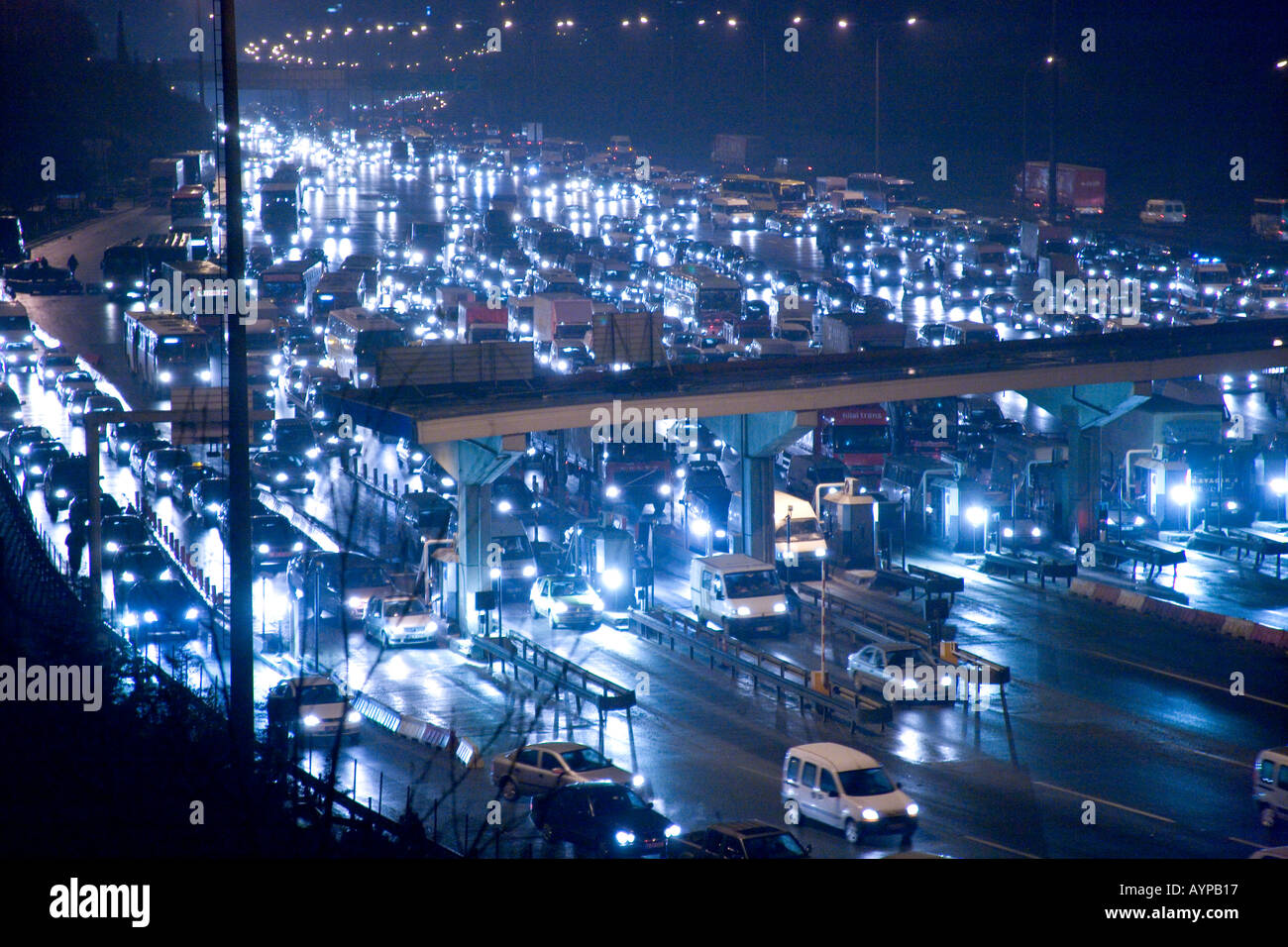 Traffic plaza tolls hi-res stock photography and images - Alamy