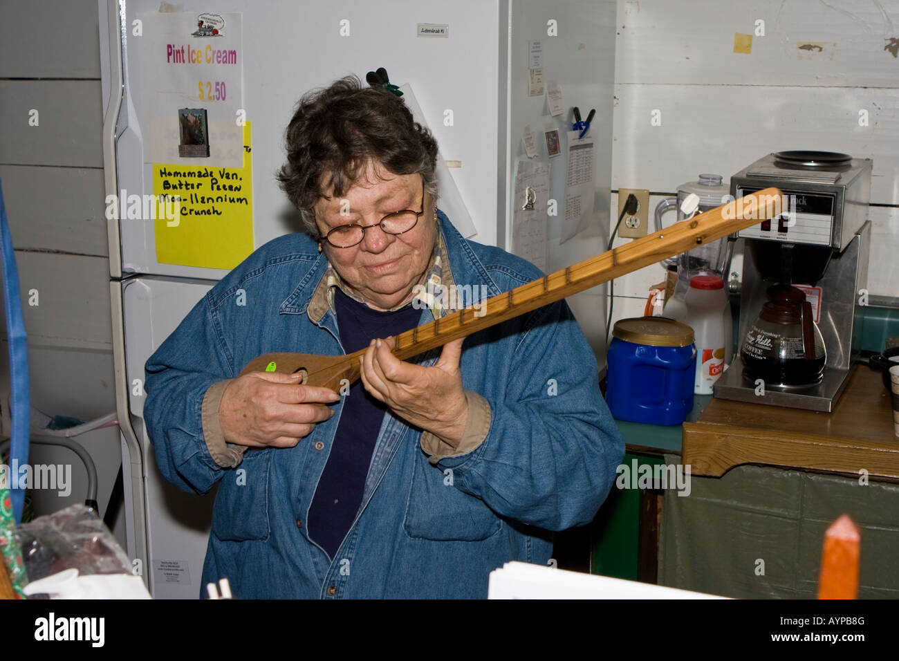 Appalachian one string plucking stick hi-res stock photography and ...