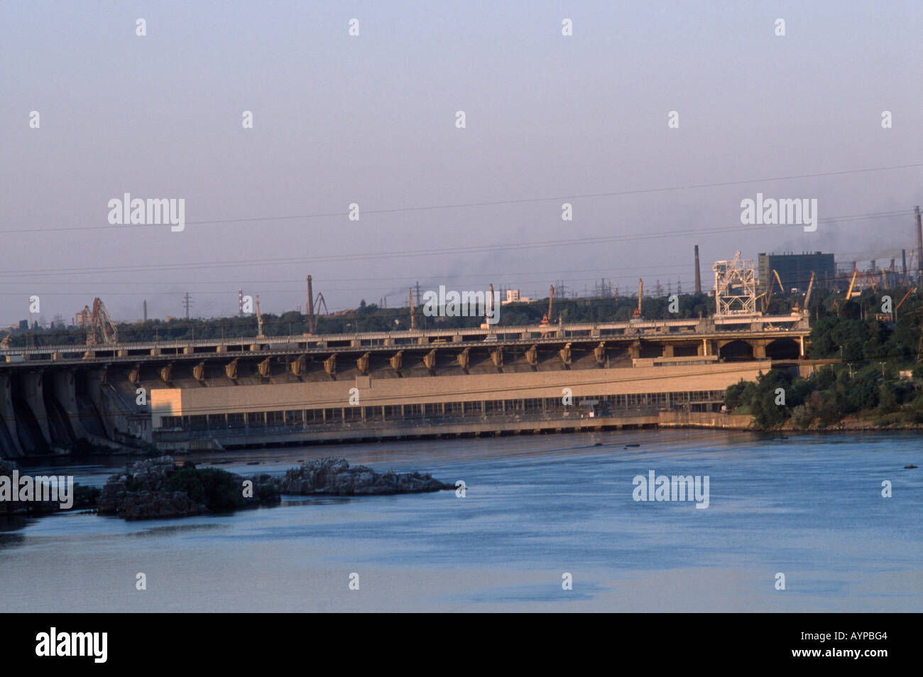 Dnieper hydropower station hi-res stock photography and images - Alamy