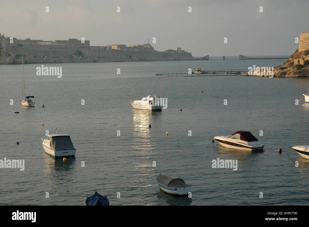 Harbour in Malta Stock Photo - Alamy