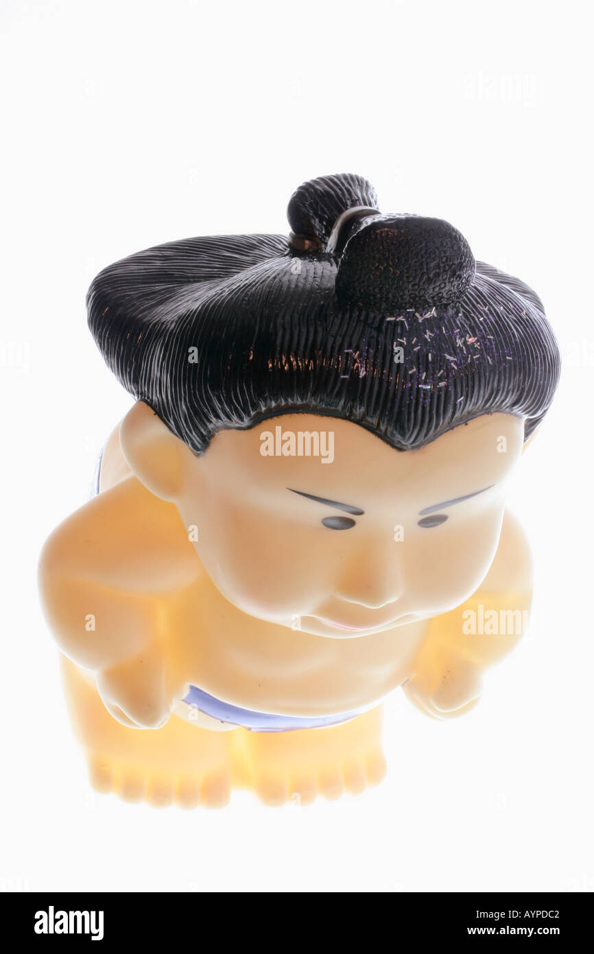 Sumo Wrestler Figurine Stock Photo - Alamy
