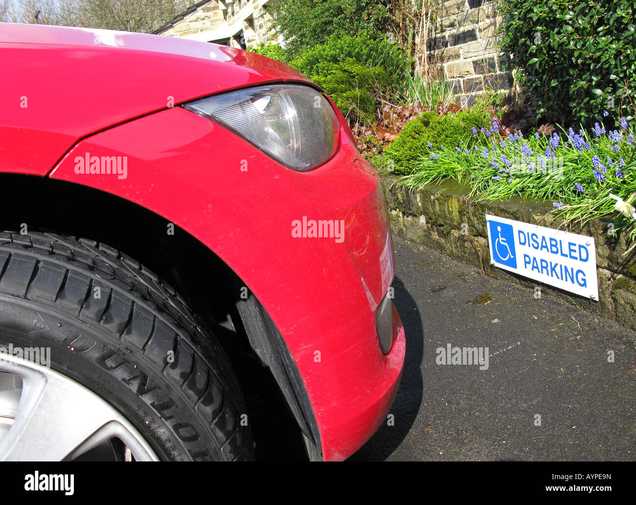 Selfish car parking hi-res stock photography and images - Alamy